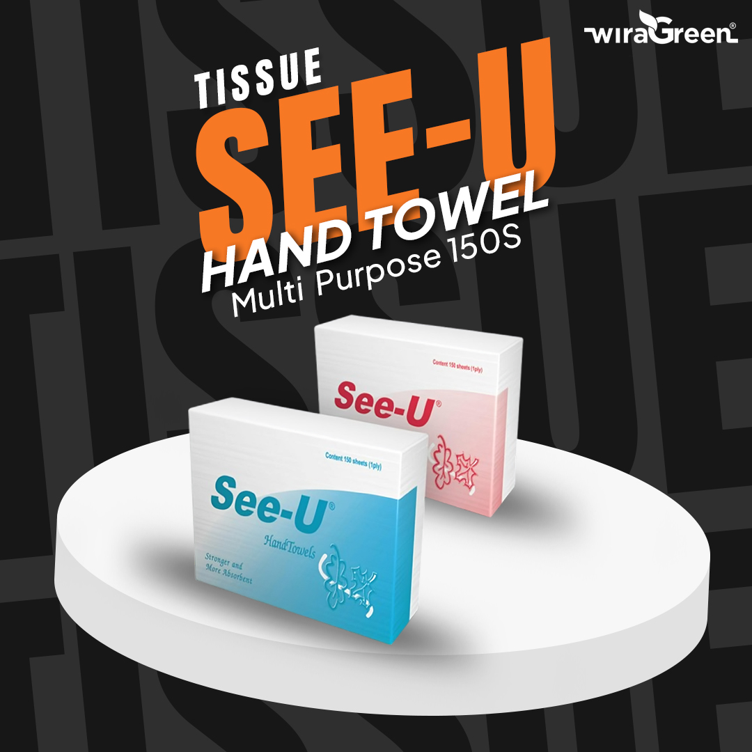 SEE-U Tissue Hand Towel Multi Purpose 150 S | WIRATAMA SURYA PACIFIK